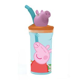 b store Stor 3D-Trinkflasche "Peppa Pig" in Blau/ Pink - 360 ml - 16% | Kinder-austruestung-accessoires