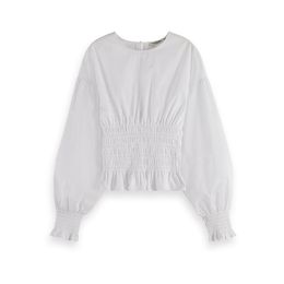 Scotch & Soda Scotch & Soda Bluse in Wei&szlig; - 81% | Gr&ouml;&szlig;e 36 | Damen-blusen