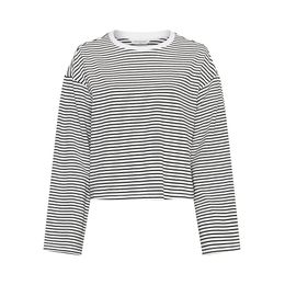 MOSS COPENHAGEN Pullover "Krestiane" in Wei&szlig;/ Schwarz - 51% | Gr&ouml;&szlig;e S/M | Damen-pullover-cardigans