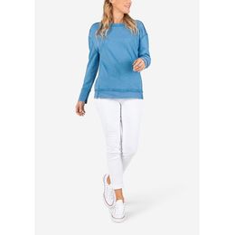 Timezone Sweatshirt in Blau - 63% | Gr&ouml;&szlig;e M | Damen-sweatshirts-jacken