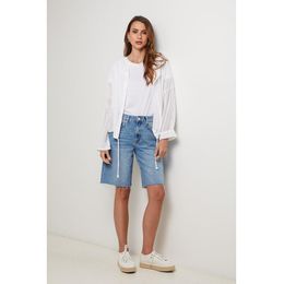 Lin Passion Leinenjacke in Wei&szlig; - 77% | Gr&ouml;&szlig;e 38/40 | Damenjacken