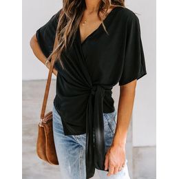 Milan Kiss Bluse in Schwarz - 58% | Gr&ouml;&szlig;e S | Damen-blusen