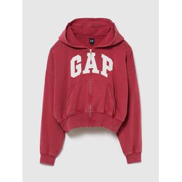 GAP Sweatjacke in Rot - 54% | Gr&ouml;&szlig;e XXL | Damen-sweatshirts-jacken