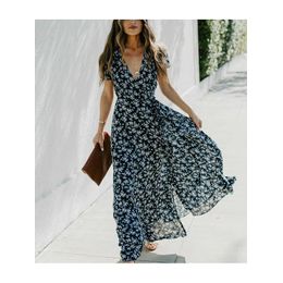 Milan Kiss Kleid in Schwarz/ Hellblau - 51% | Gr&ouml;&szlig;e M | Damen-kleider