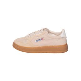 AUTRY Leder-Sneakers "Medalist" in Beige - 50% | Gr&ouml;&szlig;e 36 | Damen-sneakers