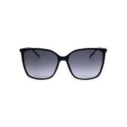 Hugo Damen-Sonnenbrille in Schwarz/ Dunkelblau - 51% | Gr&ouml;&szlig;e 57 | Damen-brillen