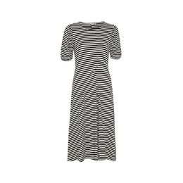 Mexx Kleid in Schwarz/ Wei&szlig; - 30% | Gr&ouml;&szlig;e M | Damen-kleider