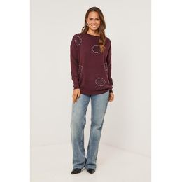 Soft Cashmere Pullover in Bordeaux - 74% | Gr&ouml;&szlig;e 34/36 | Damen-pullover-cardigans