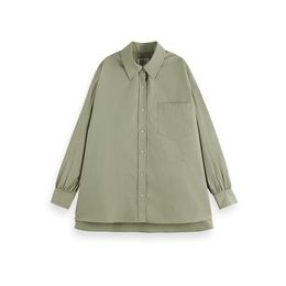 Scotch & Soda Scotch & Soda Hemd in Oliv - 81% | Gr&ouml;&szlig;e 36 | Damen-blusen