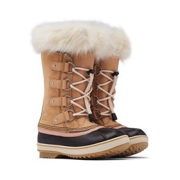 Sorel Leder-Winterstiefel "Joan Of Arctic" in Hellbraun - 66% | Gr&ouml;&szlig;e 33 | Kinderstiefel