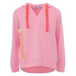 Zwillingsherz Hoodie "Smile" in Rosa - 58% | Gr&ouml;&szlig;e S/M | Damen-sweatshirts-jacken