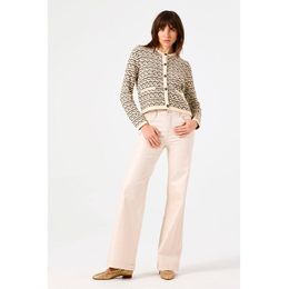 Garcia Cardigan in Beige/ Braun - 67% | Gr&ouml;&szlig;e L | Damen-pullover-cardigans