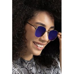 Lucky Bees Damen-Sonnenbrille in Blau/ Gold - 31% | Damen-brillen