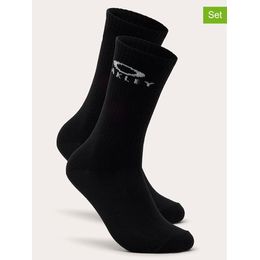 Oakley 3er-Set: Socken "Ellipse Logo" in Schwarz - 26% | Gr&ouml;&szlig;e L | Herrensocken