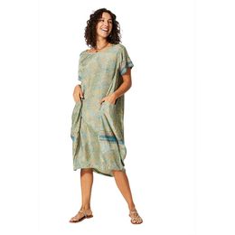 Aller Simplement Kleid in Blau/ Gelb - 74% | Gr&ouml;&szlig;e 34-40 | Damen-kleider