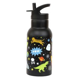 a little lovely company Trinkflasche "Galaxy" in Schwarz - 350 ml - 28% | Kinder-austruestung-accessoires
