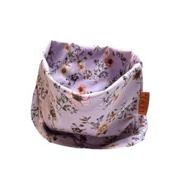 LiVi Loop-Schal "Flower purple" in Lila - (L)50 x (B)24 cm - 16% | Kinderschals