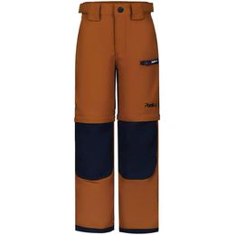 Peek U Zippoff-Trekkinghose "Terra" in Hellbraun/ Dunkelblau - 48% | Gr&ouml;&szlig;e 122 | Kinderhosen