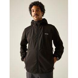 Regatta Softshelljacke "Tredmoor" in Schwarz - 67% | Gr&ouml;&szlig;e L | Herren-outdoorjacken