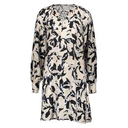 Kaffe Kleid in Beige/ Dunkelblau - 83% | Gr&ouml;&szlig;e 38 | Damen-kleider