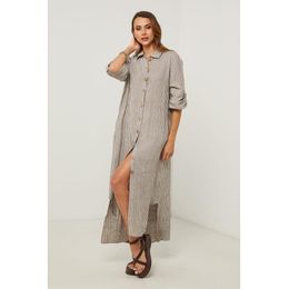 Fleur de Lin Kleid in Grau - 67% | Gr&ouml;&szlig;e XL | Damen-kleider
