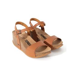 Sunbay Keilsandaletten "Yucca" in Hellbraun - 65% | Gr&ouml;&szlig;e 37 | Damen-sandalen