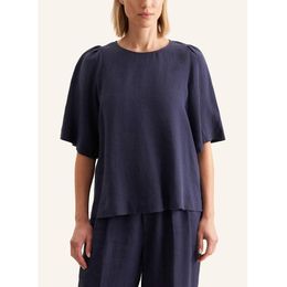 Seidensticker Leinen-Bluse in Dunkelblau - 65% | Gr&ouml;&szlig;e 40 | Damen-blusen