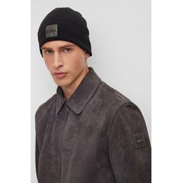 HUGO BOSS Fashion Beanie in Schwarz - 41% | Herren-accessoires-sport