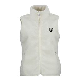 Peak Mountain Fleeceweste "Abeille" in Creme - 65% | Gr&ouml;&szlig;e S | Damen-outdoorjacken