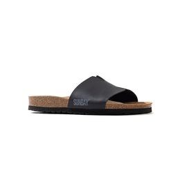 Sunbay Pantoletten "Djeelia" in Schwarz - 52% | Gr&ouml;&szlig;e 38 | Damen-pantoletten