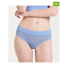Sloggi 2er-Set: Slips in Hellblau - 50% | Gr&ouml;&szlig;e 36-42 | Damen-unterteile