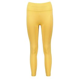 Gymshark Trainingsleggings "Studio" in Gelb - 84% | Gr&ouml;&szlig;e L | Damen-sporthosen