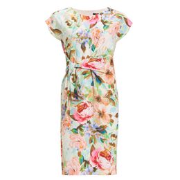Swing Kleid in Creme/ Bunt - 71% | Gr&ouml;&szlig;e 38 | Damen-kleider
