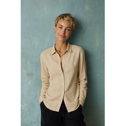 U.S. Polo Assn. Hemd - Regular fit - in Beige - 52% | Gr&ouml;&szlig;e XL | Damen-blusen