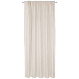Esposa W&auml;rmeschutzvorhang Milton, Creme, Textil, Uni, 140x245 cm, L&auml;rmschutz, f&uuml;r Stange und Schiene geeignet, mit Kombiband, Wohntextilien, Gardinen & Vorh&auml;nge, Fertiggardinen, Thermovorh&auml;nge
