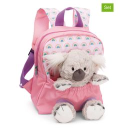 Nici 2tlg. Set: Rucksack und Kuscheltier "Koala" in Rosa - 16% | Kinder-rucksaecke-taschen