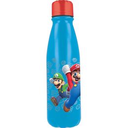 b store Stor Trinkflasche "Super Mario" in Blau/ Bunt - 600 ml - 16% | Kinder-austruestung-accessoires