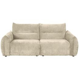 Mid.you 2-Sitzer-Sofa, Creme, Kunststoff, 216x89x92 cm, Wohnzimmer, Sofas & Couches, Sofas, 2-Sitzer Sofas