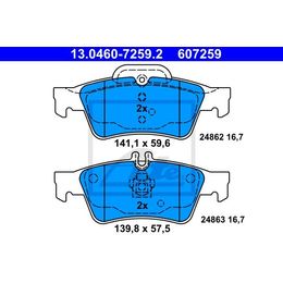 ATE Bremsensatz, Scheibenbremse Bremsen-Set VA + HA SIZW2N75Y9 Vorderachse Gelocht/innenbel. 330mm 32mm f&uuml;r MAYBACH Mercedes