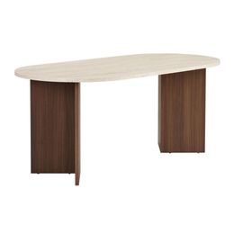 Calicosy Esstisch, Eiche, Holzwerkstoff, 89.5x75x96 cm, Esszimmer, Tische, Esstische