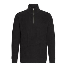 !Solid Troyer SOLID "Troyer SDGoma", Herren, Gr. XXL, schwarz (true schwarz), Obermaterial: 70% Baumwolle CO recyc.. 30% Polyester Pol. recyc.., Pullover Troyer