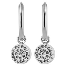 Adelia&acute;s Kettenanh&auml;nger ADELIA&acute;S "Anh&auml;nger &ndash; Gravuranh&auml;nger aus Edelstahl mit Strass Steinchen", silber, Schmuckanh&auml;nger, Damen, Edelstahl, Kettenanh&auml;nger, Ideal als Geschenk zum Valentinstag