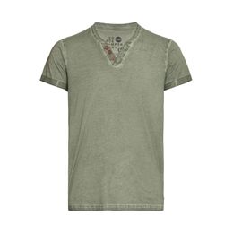 !Solid Rundhalsshirt SOLID "Rundhalsshirt SDTino", Herren, Gr. S, gr&uuml;n (climb ivy), Obermaterial: 100% Baumwolle CO., Shirts Rundhalsshirt