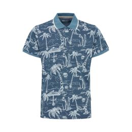 Poloshirt Blend "Poloshirt BHPolo", Herren, Gr. M, blau (captain's blau), Obermaterial: 100% Baumwolle CO., Shirts