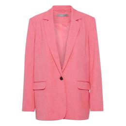Blusenblazer Fransa "Blazer FRMILENA", Damen, Gr. 40, rosa (camellia rose), Obermaterial: 88% Polyester PES. 8% Viskose CV. 4% Elasthan EL., Blazer Blusenblazer