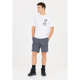 Shorts WHISTLER, Herren, Gr. 3XL, US-Gr&ouml;&szlig;en, blau, grau, 91% Polyester, 9% Elasthan, unifarben, kurz, Hosen Shorts, mit 4-Wege-Stretch-Material