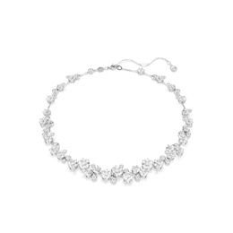 Collier Swarovski "Schmuck Geschenk Constella Halskette", silber (metallfarben, kristallwei&szlig;), Halsketten, Damen, Metall, Collier, mit Swarovski Kristall