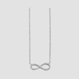 Adelia&acute;s Kette ohne Anh&auml;nger ADELIA&acute;S "Halskette mit Anh&auml;nger &ndash; Unendlichkeitszeichen aus 925 Silber", silber, Halsketten, Damen, 42cm, Silber 925 (Sterlingsilber), Ideal als Geschenk &ndash; dezent und elegant