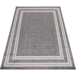 Teppich Ayyildiz Teppiche "ARUBA 4901", grau, B:240cm H:6mm L:340cm, Polypropylen, Teppiche, Teppich, Pflegeleicht, Modern, In- und Outdoor geeignet