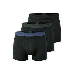 Boxershorts Schiesser "95/5 Multipacks", Herren, Gr. 6, 909, sonstiges, Single Jersey, Obermaterial: 95% Baumwolle, 5% Elasthan, k&ouml;rpernah, Unterhosen, ohne Eingriff, Logobund, kurzes Bein
